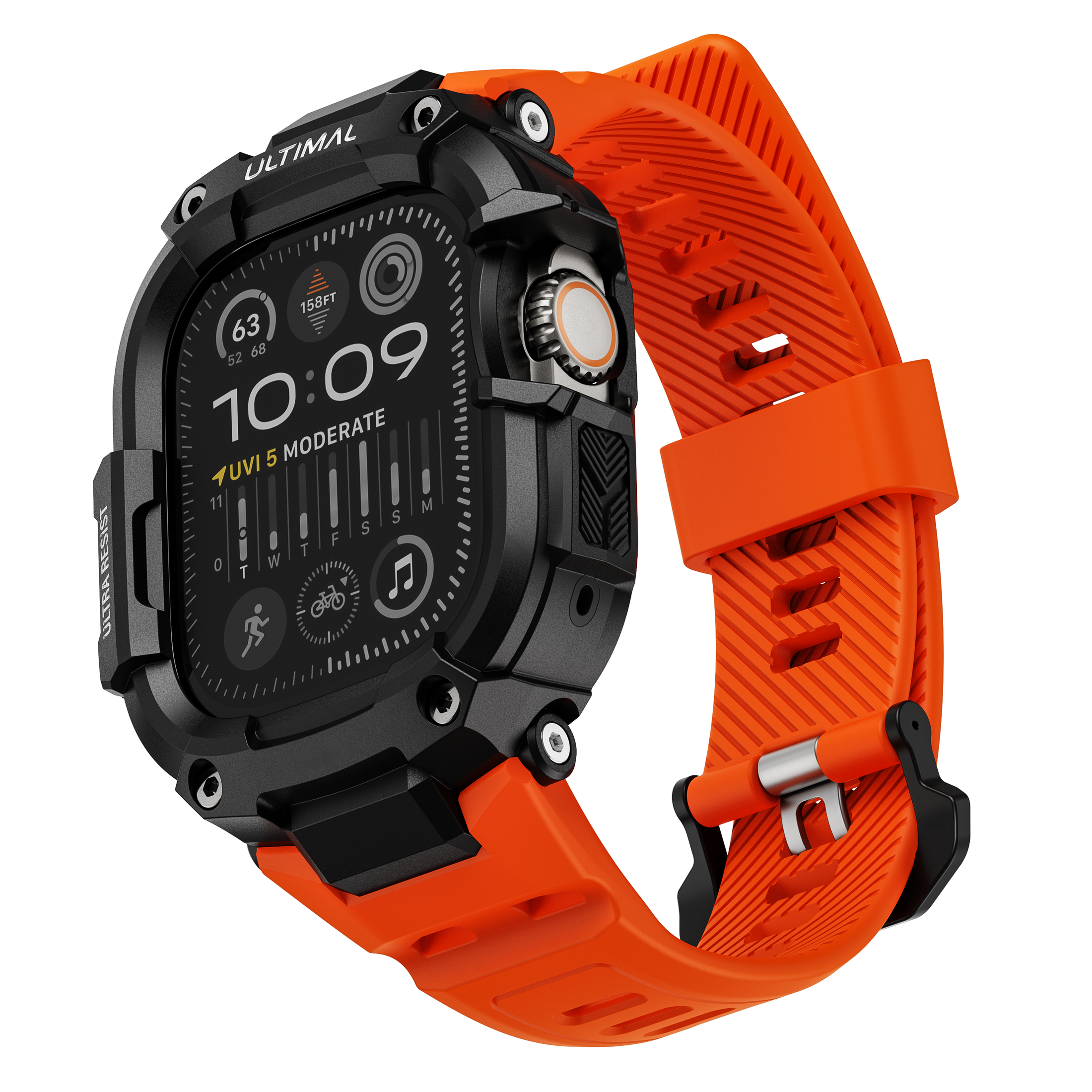 ULTIMAL Ultra Protective Case Band for Apple Watch