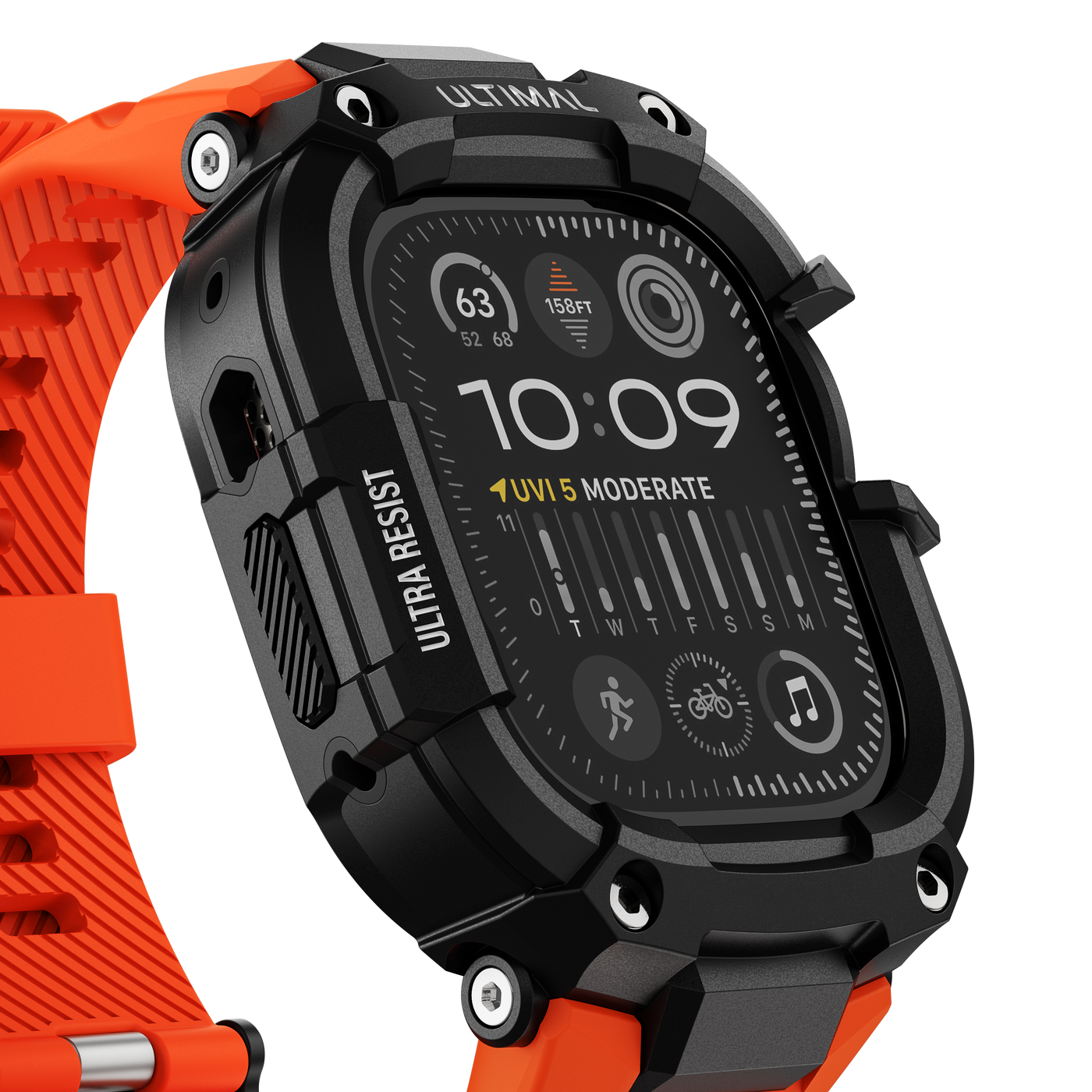 ULTIMAL Ultra Protective Case Band for Apple Watch